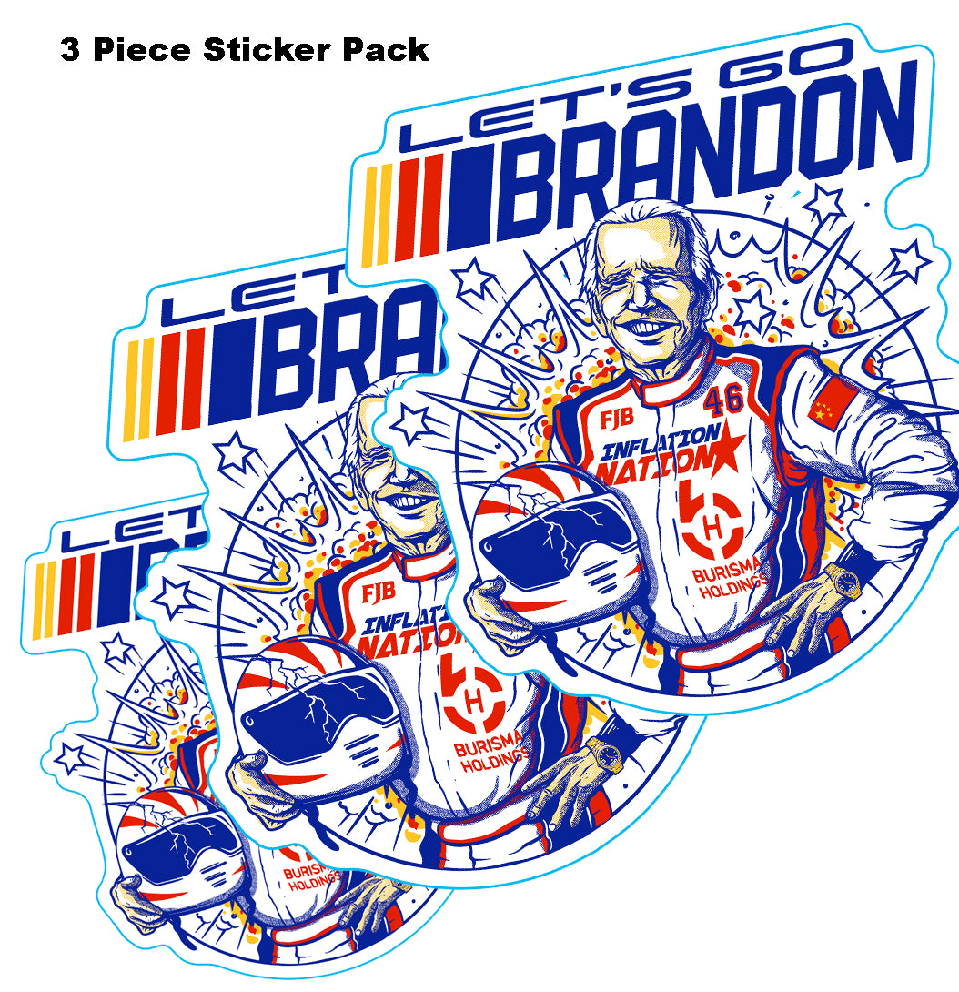 Let's Go Brandon Sticker Pack – americanmerchco